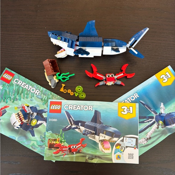Lego | Toys | Lego Creator 3in Deep Sea Creatures Set Blue | Poshmark
